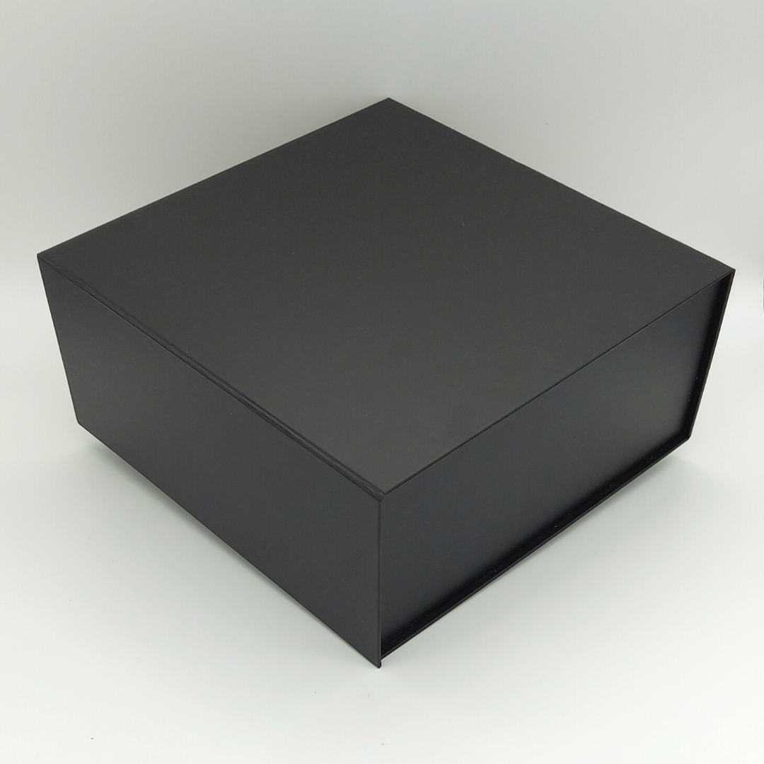 Large Square Box - Black – EM Gift Boxes